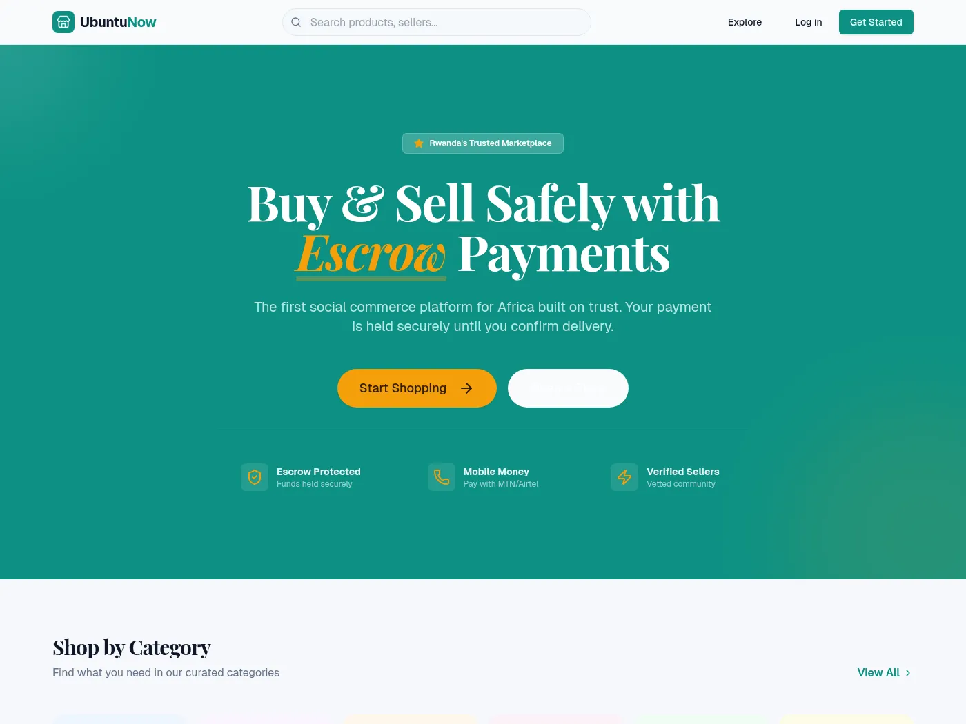 UbuntuNow Commerce Platform