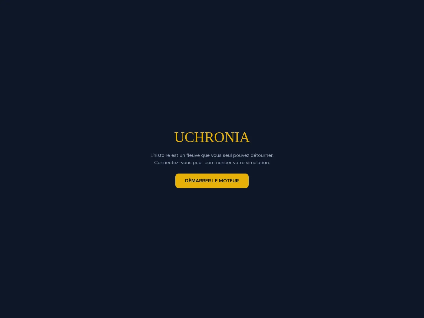 Uchronia Strategy Simulator