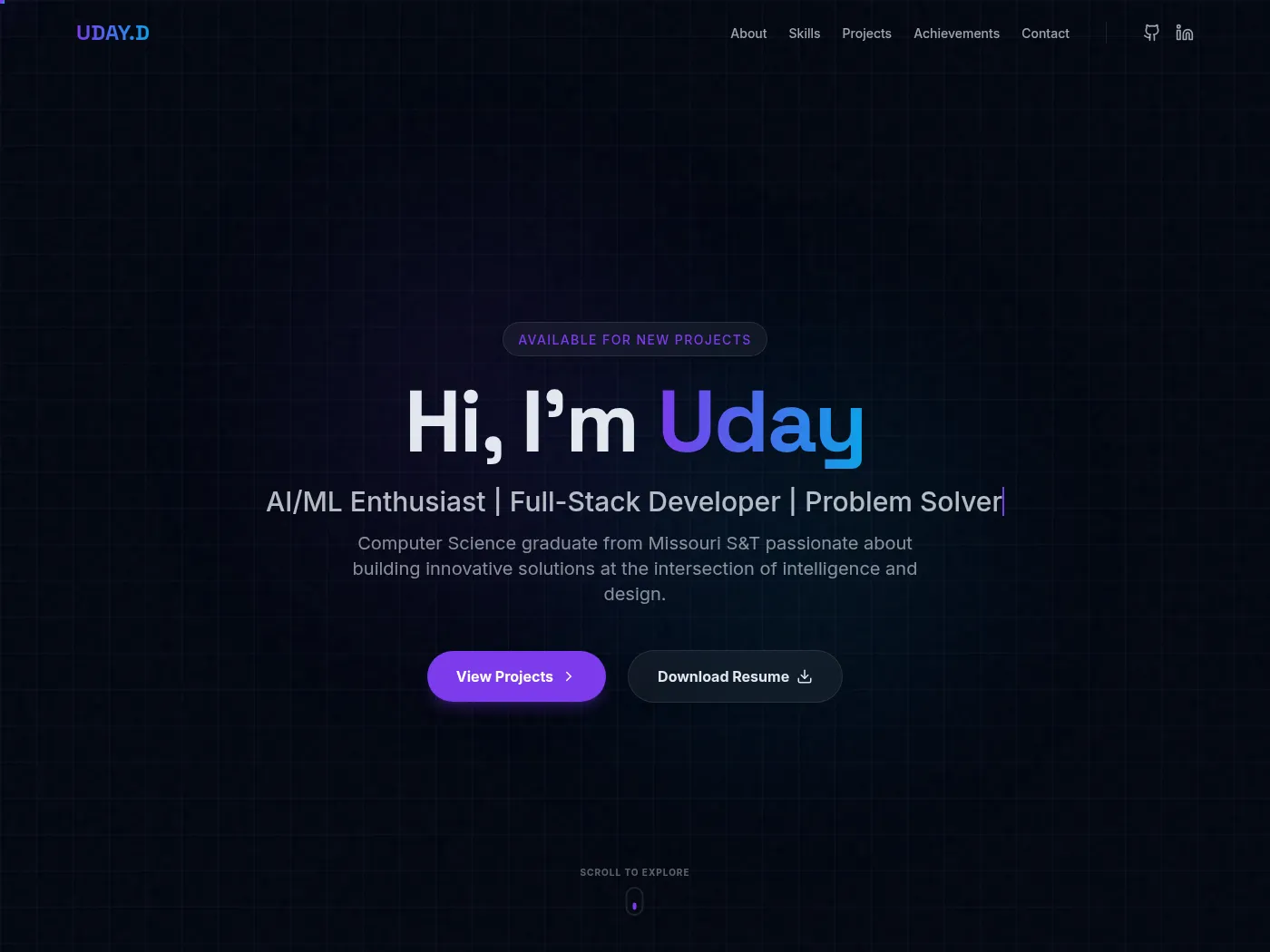Uday's AI Portfolio