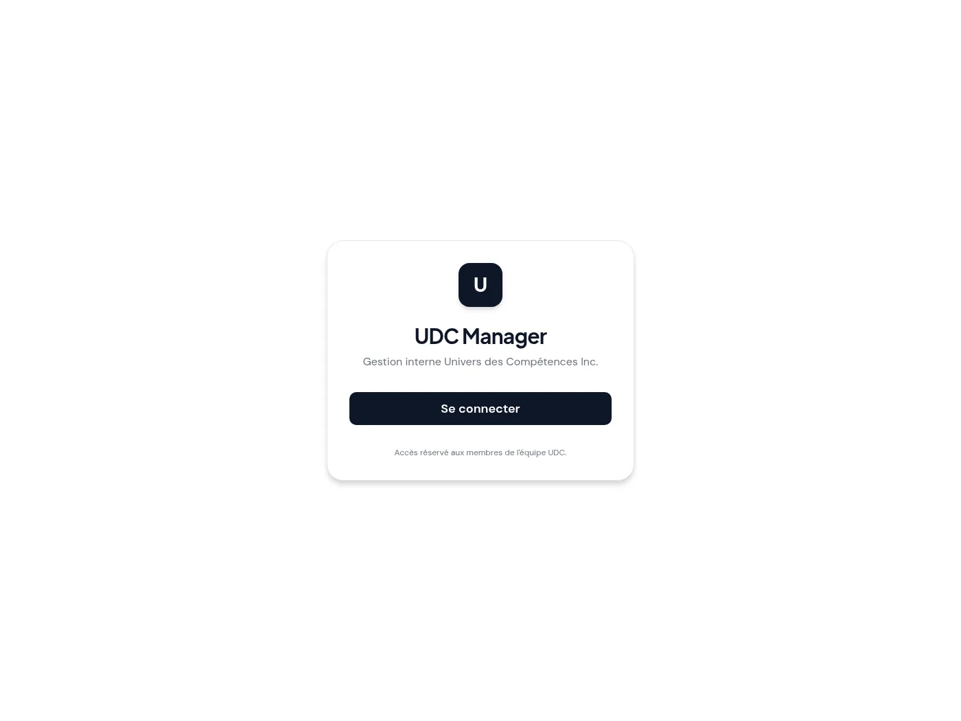 UDC Manager