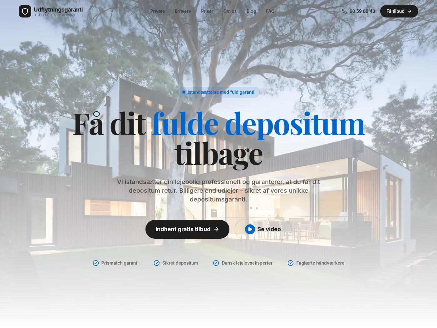 Udflytningsgaranti Deluxe