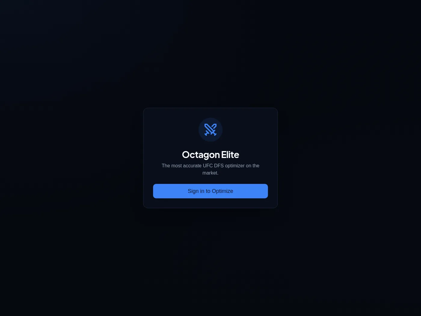 UFC DraftKings Optimizer