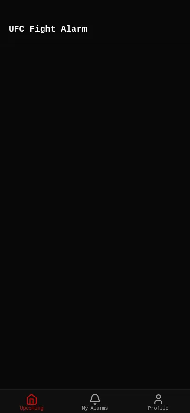 UFC Fight Alarm