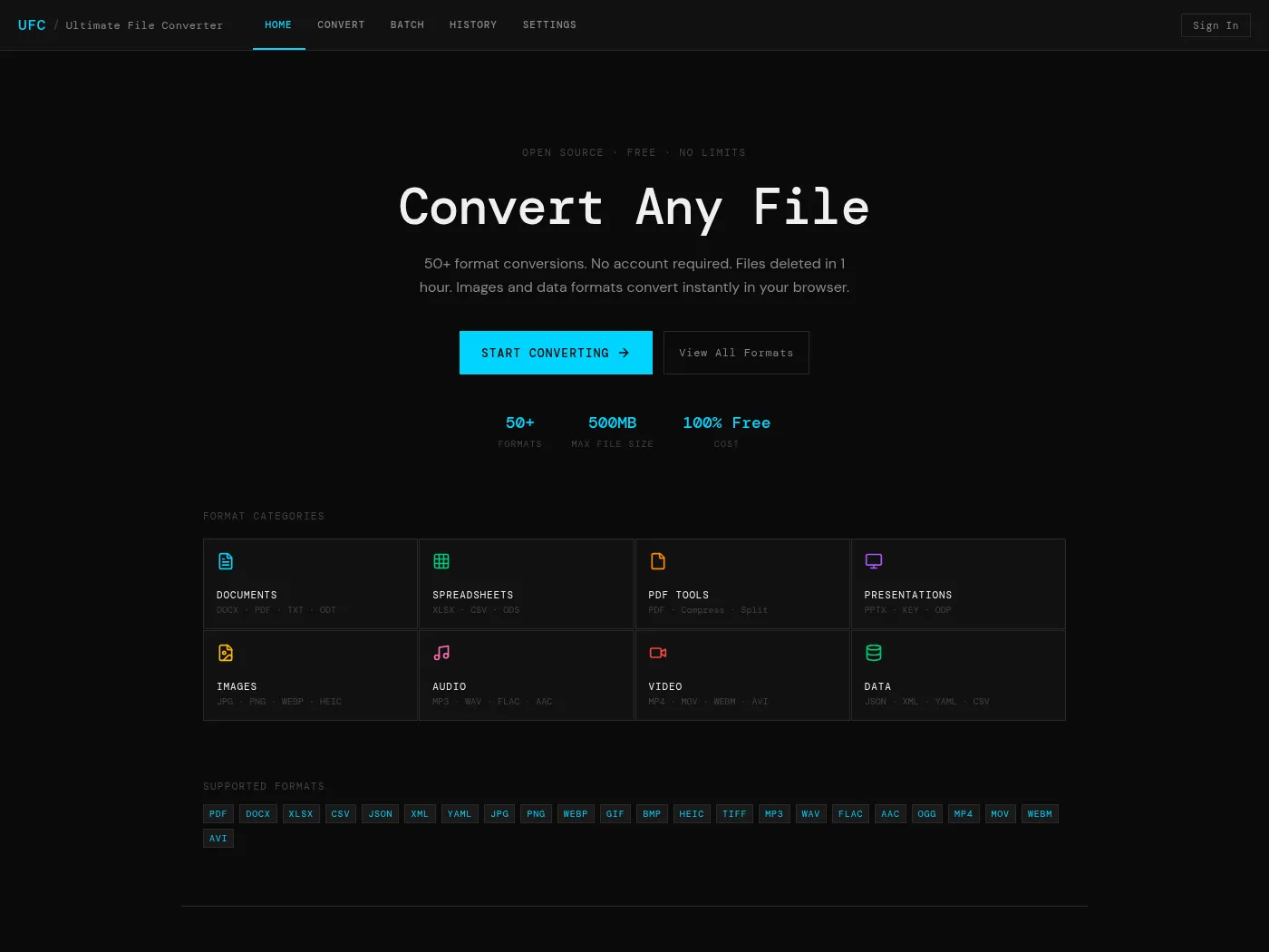 UFC Ultimate File Converter