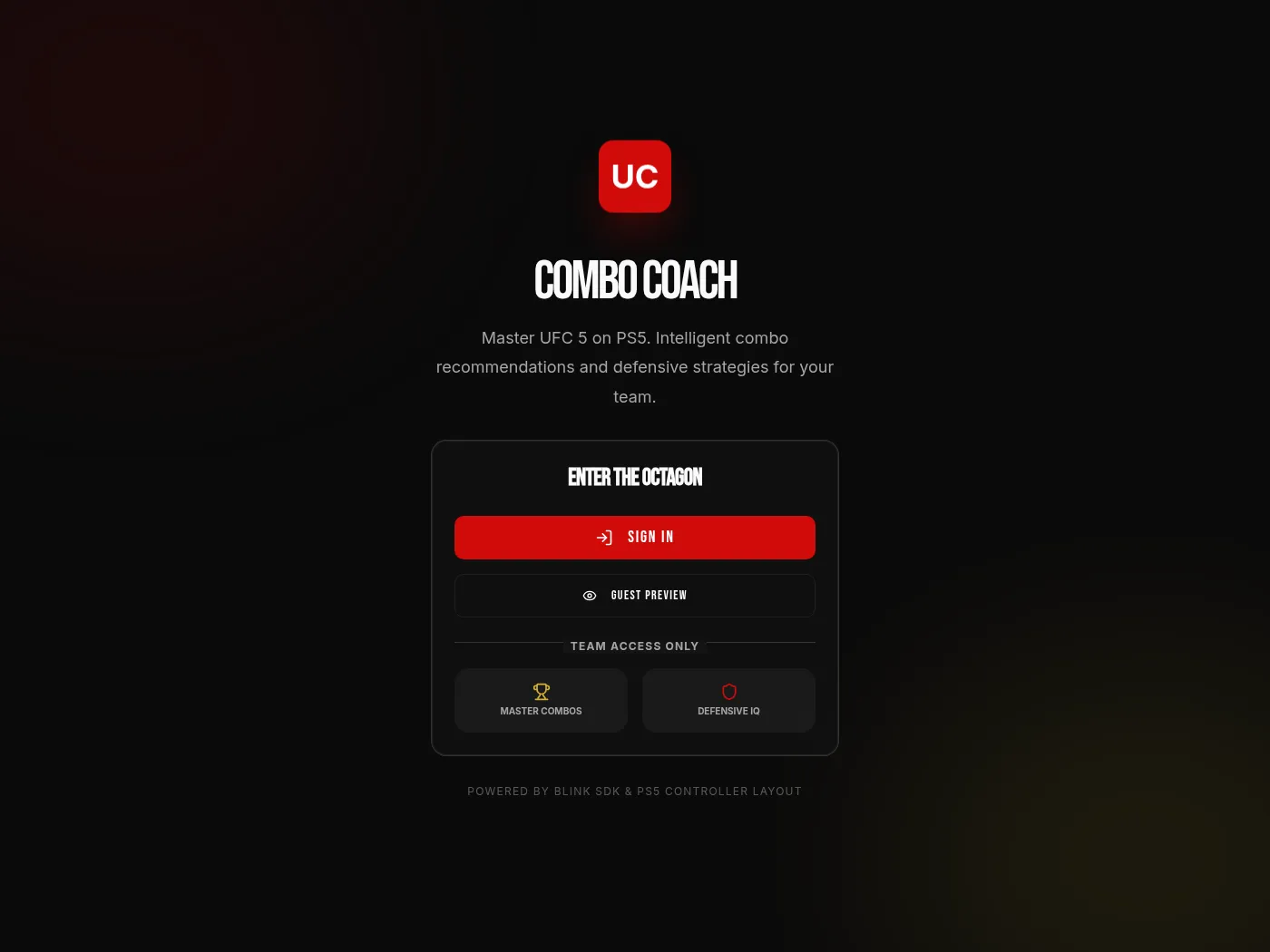 UFC 5 Combo Coach