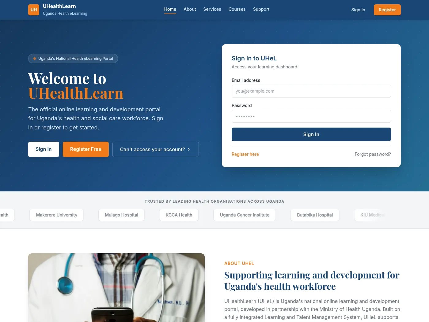 Uganda Health eLearning