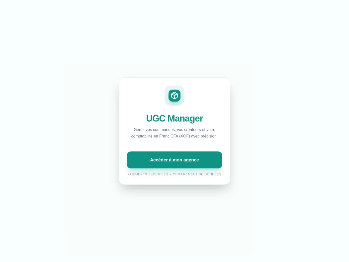 UGC Agency Manager