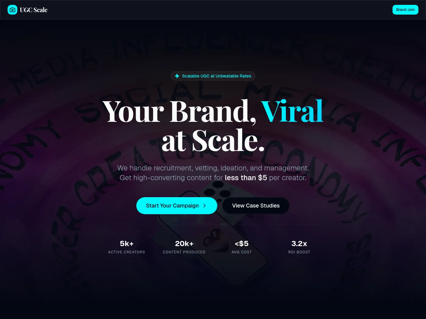UGC Partner Portal