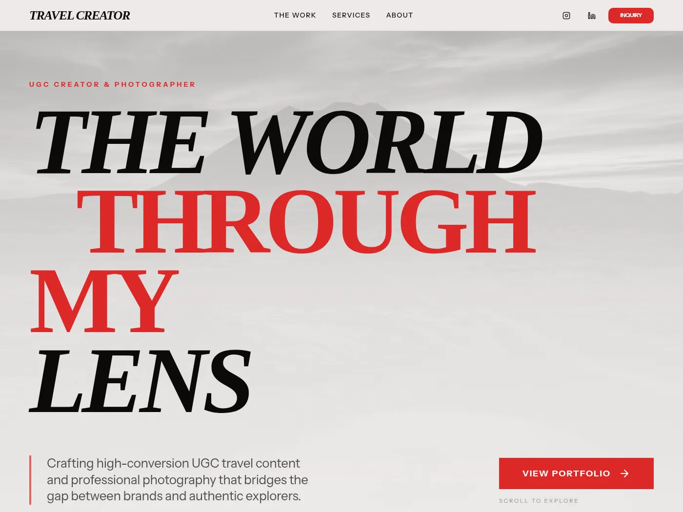 Travel Creator Portfolio