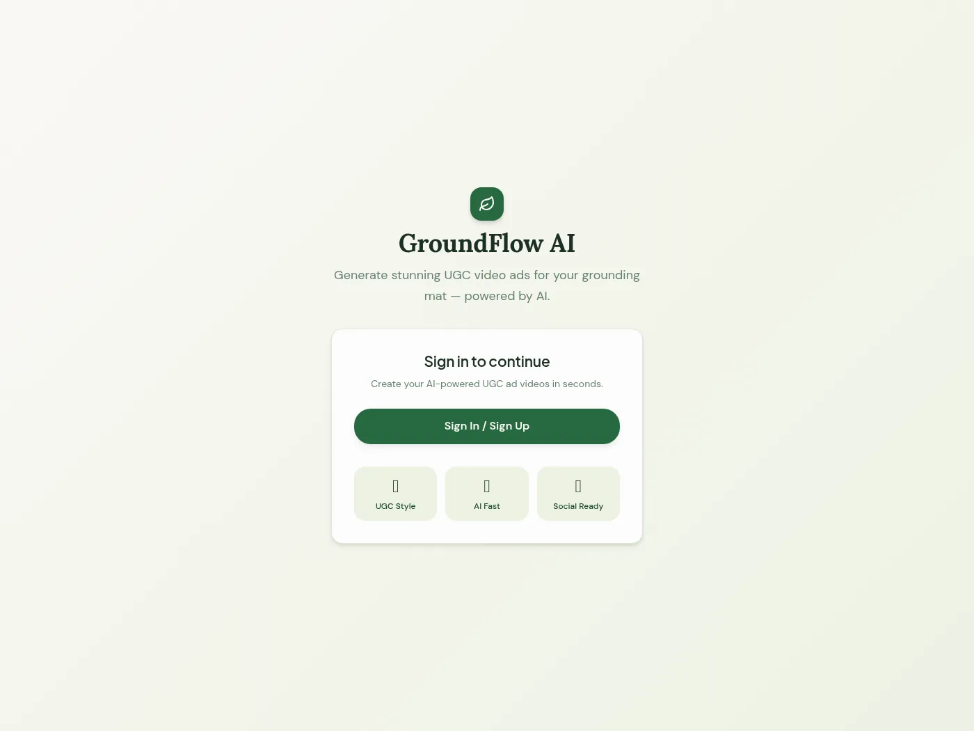 Grounding Mat UGC Ad