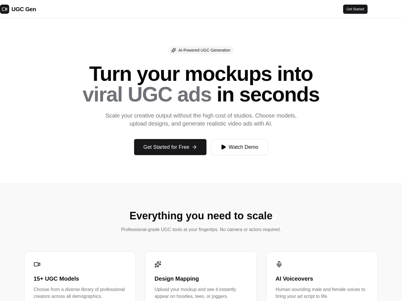 UGC Video Generator