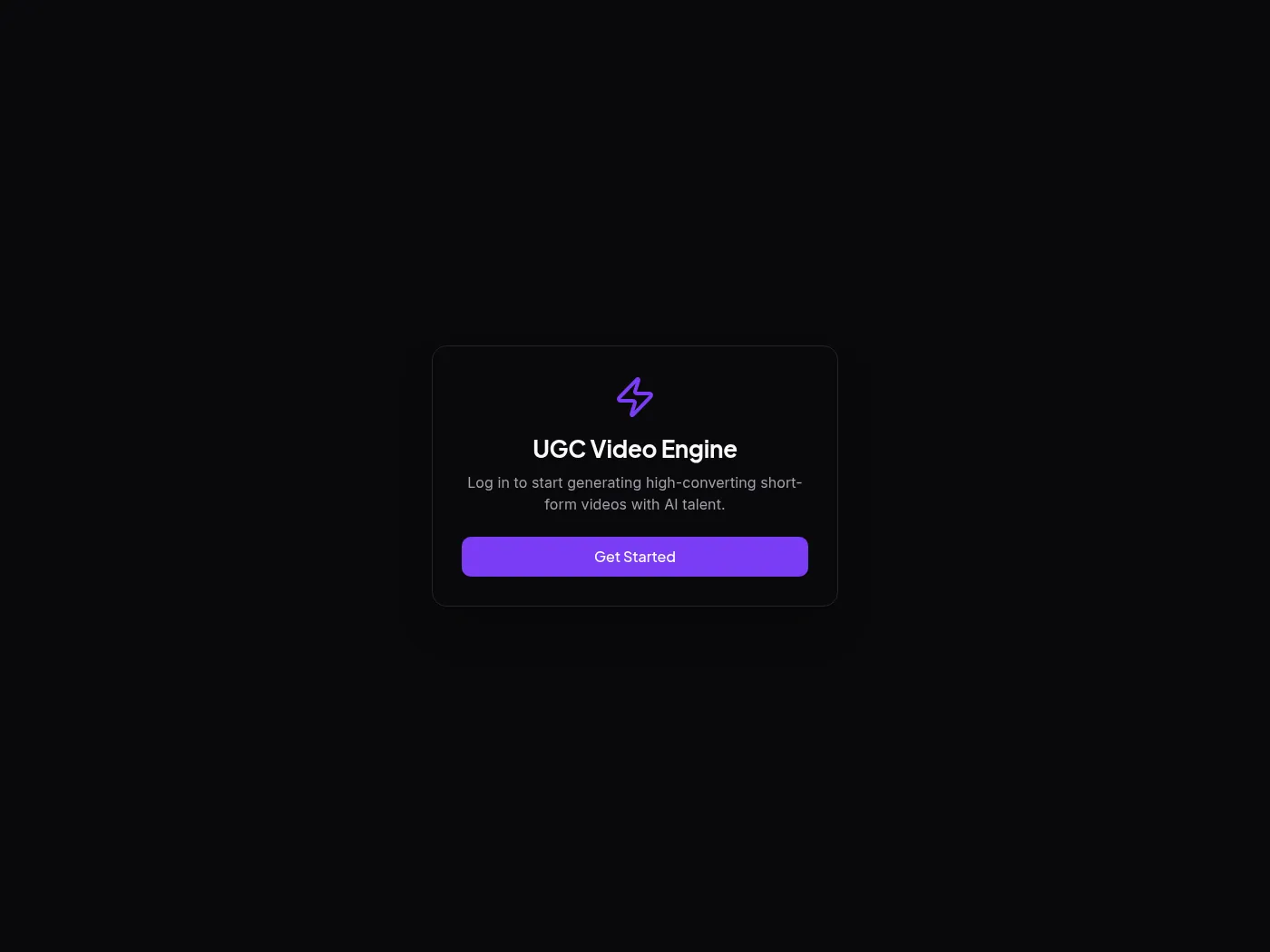 UGC Video Engine