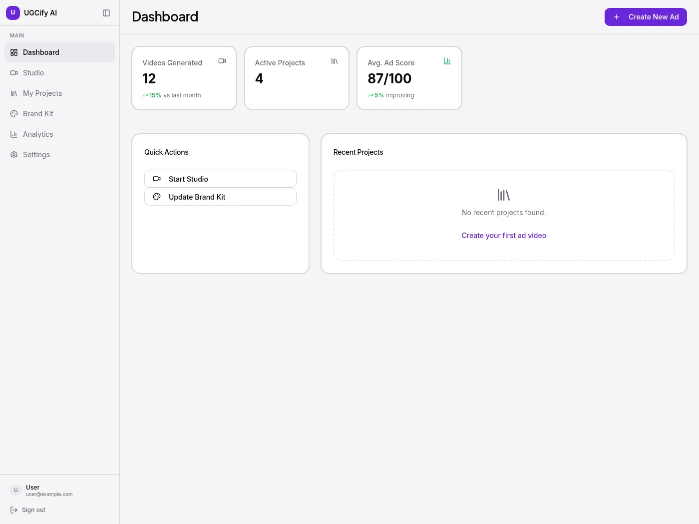 UGCify AI Studio