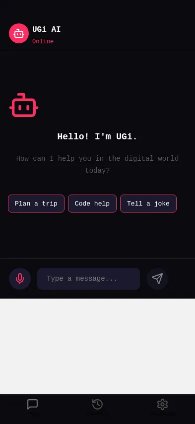 UGi AI Chatbot