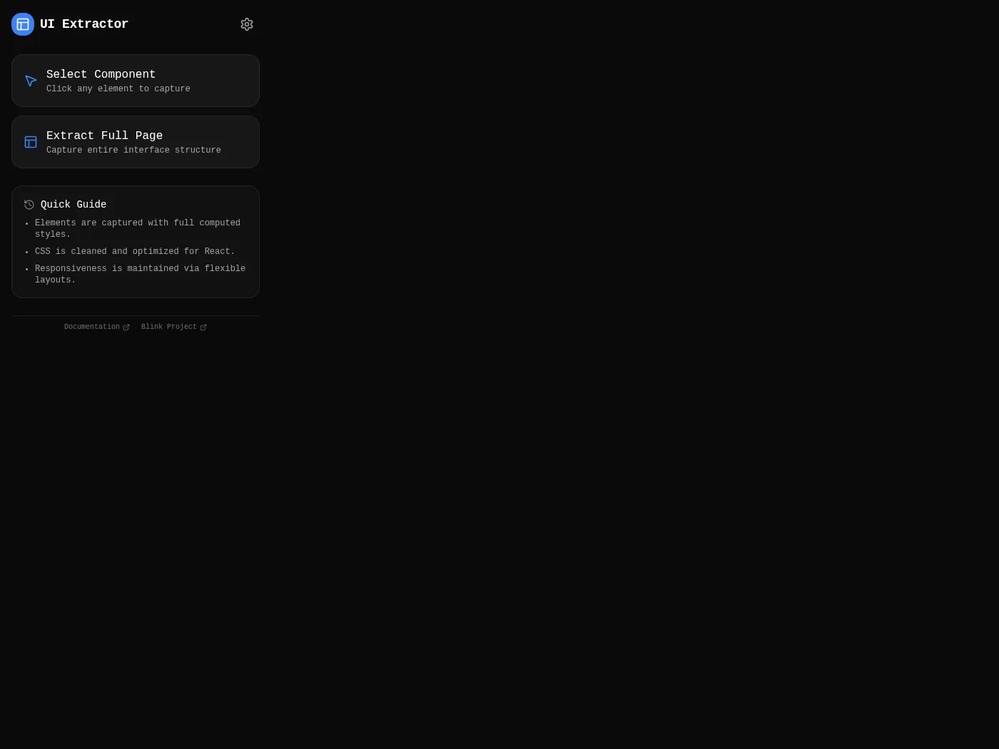 UI Extractor Extension