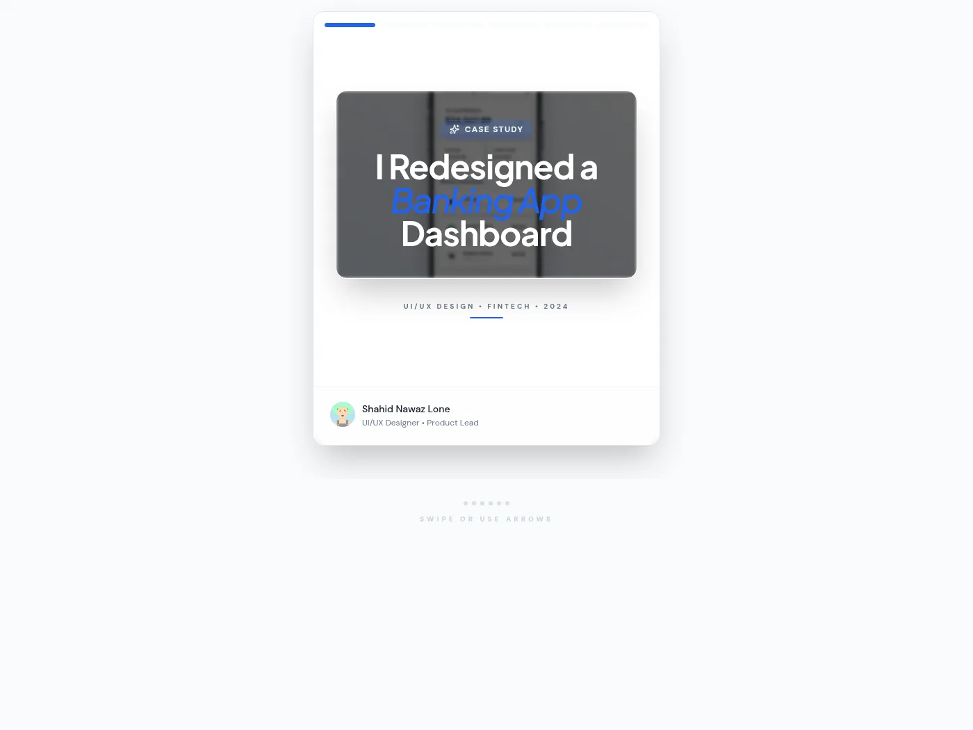 UI Redesign Carousel