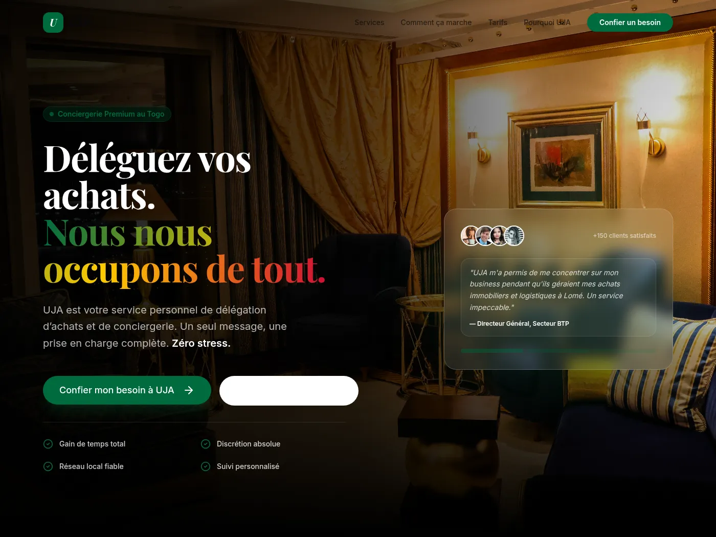 UJA Concierge Web Experience