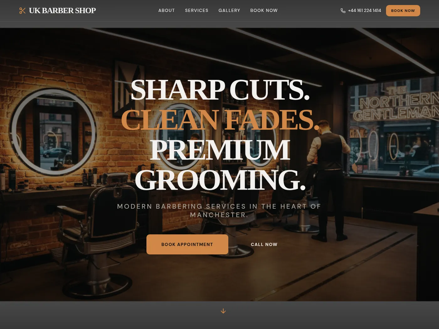 UK Barber Studio Site