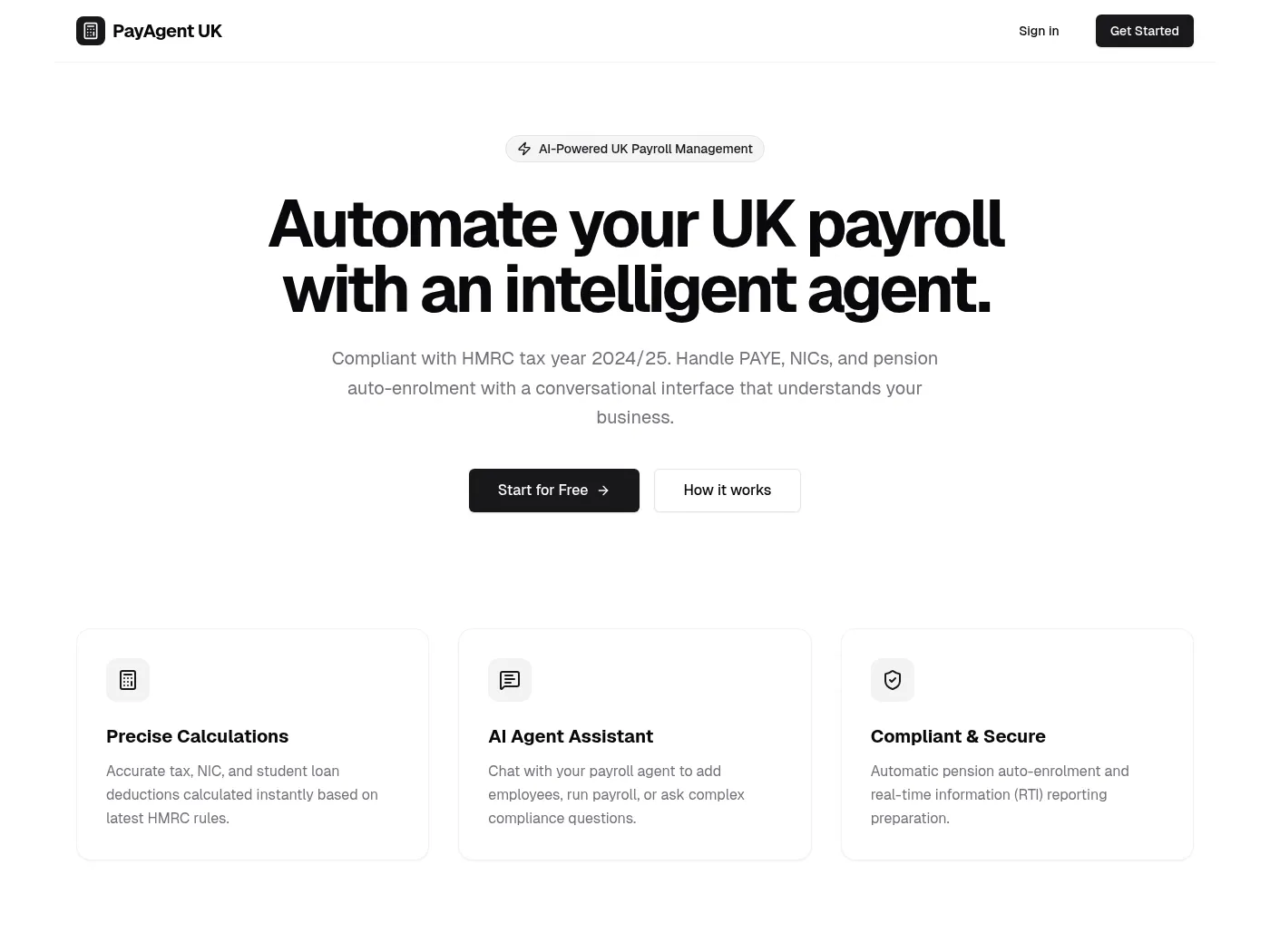 UK Payroll Agent