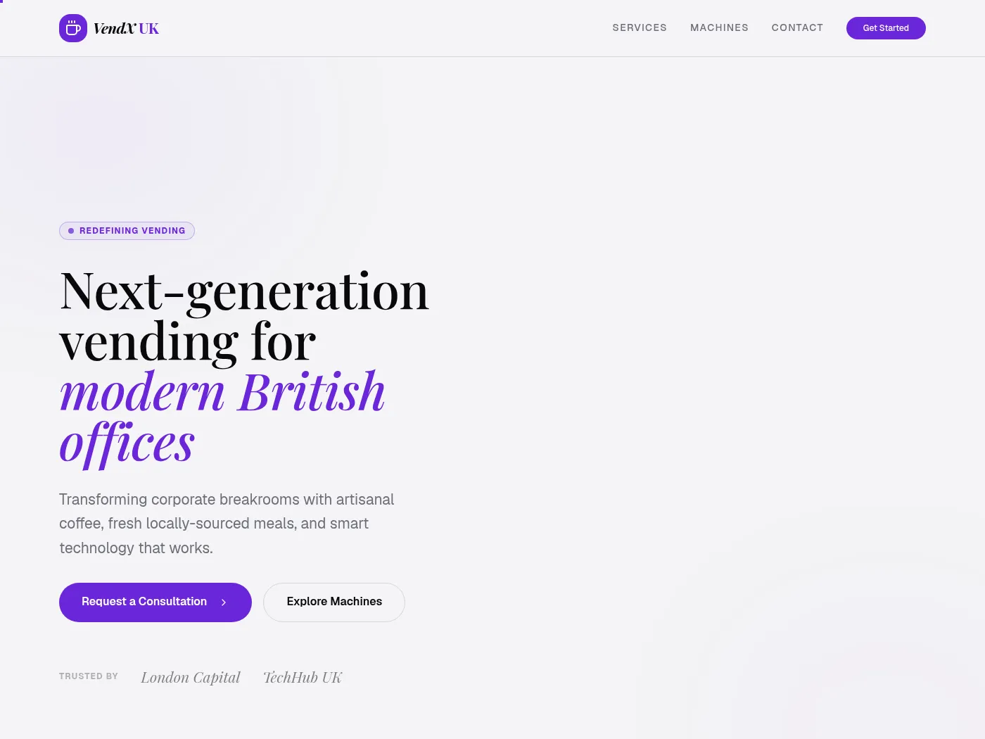 IRS Vending UK Website