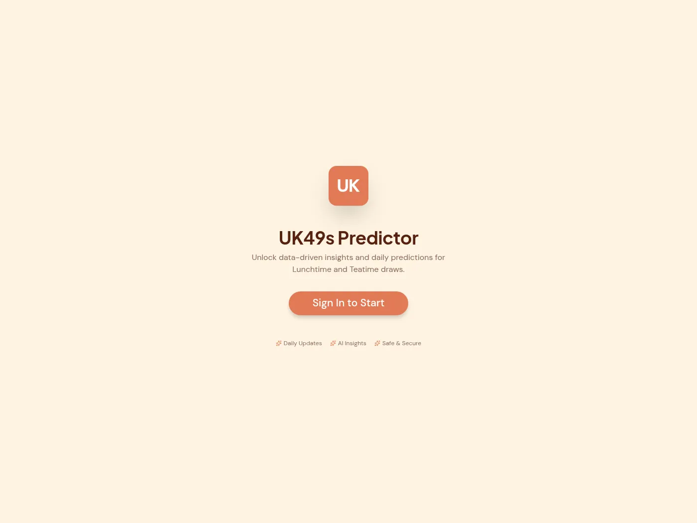 UK49s Lottery Predictor