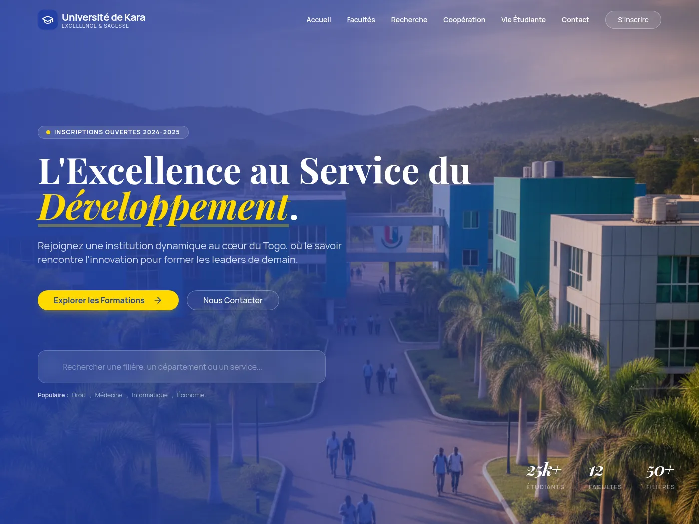 Université de Kara Web