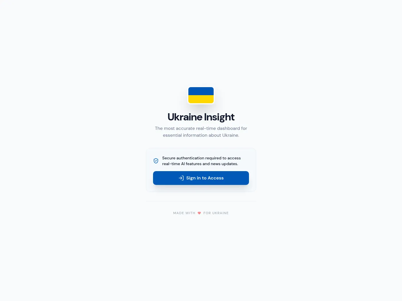 Ukraine Info Script