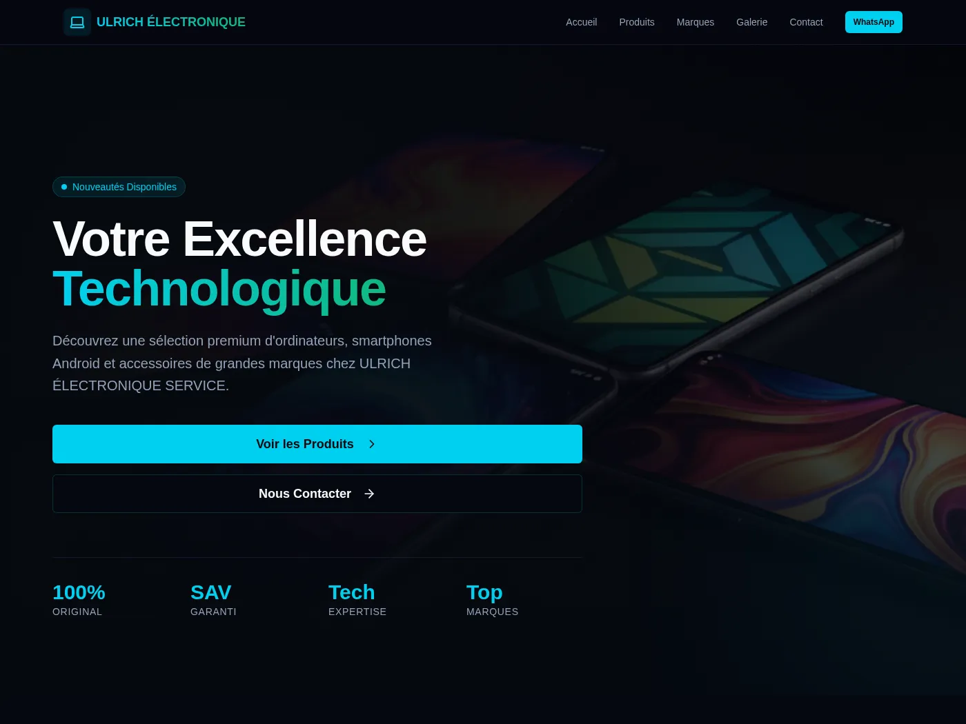 ULRICH ÉLECTRONIQUE SERVICE Web