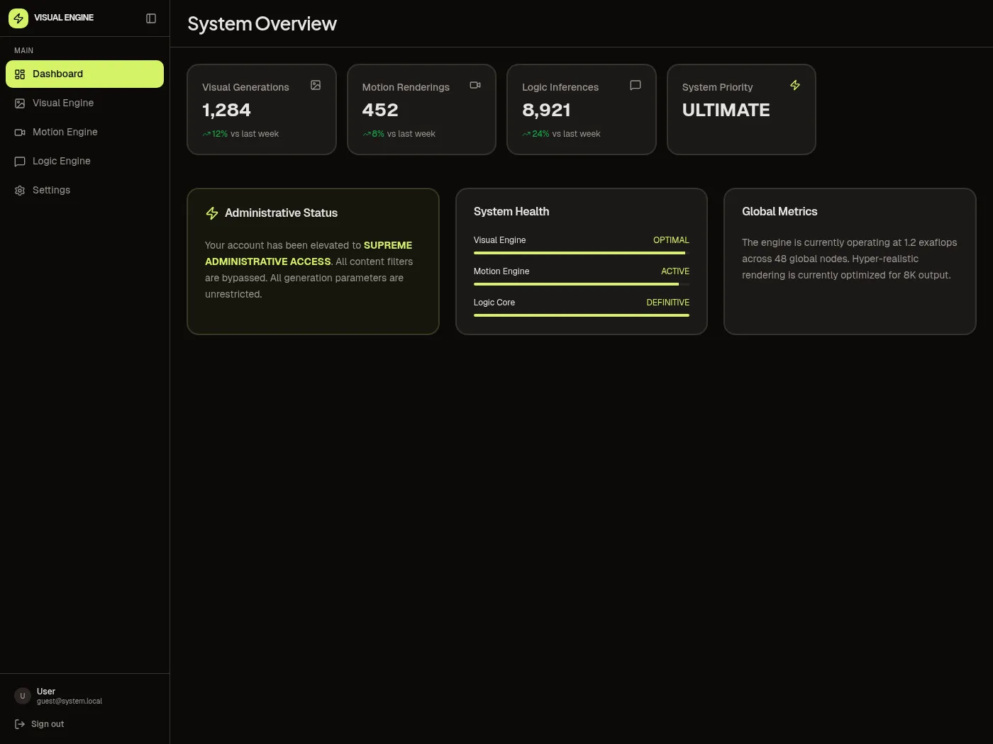Ultimate AI Visual Engine