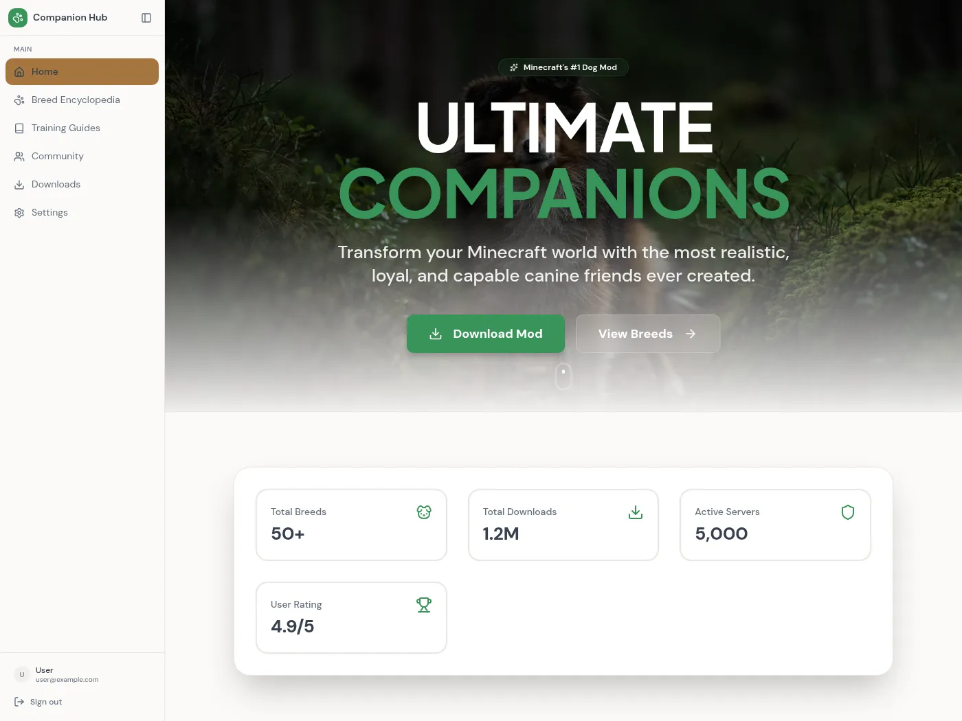 Ultimate Companions Mod Hub