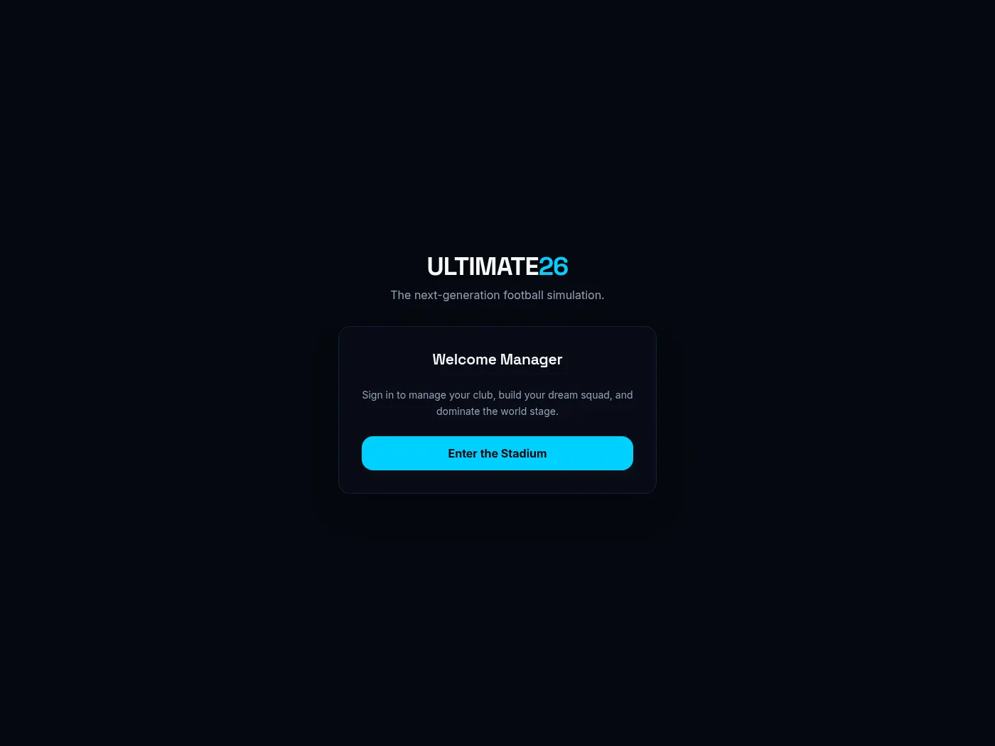 Ultimate Football 26