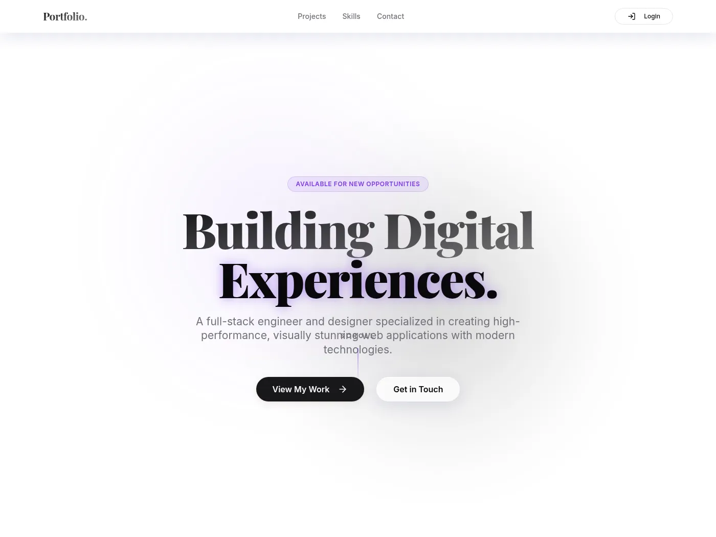 Ultimate Portfolio Hub