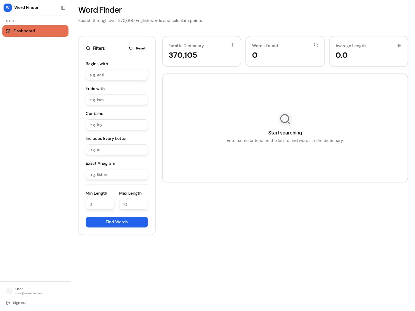 Ultimate Word Finder