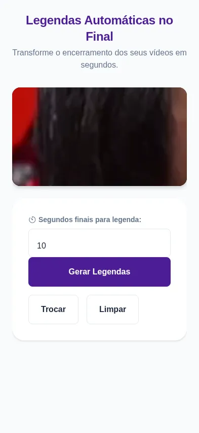 Último Trecho Legendado