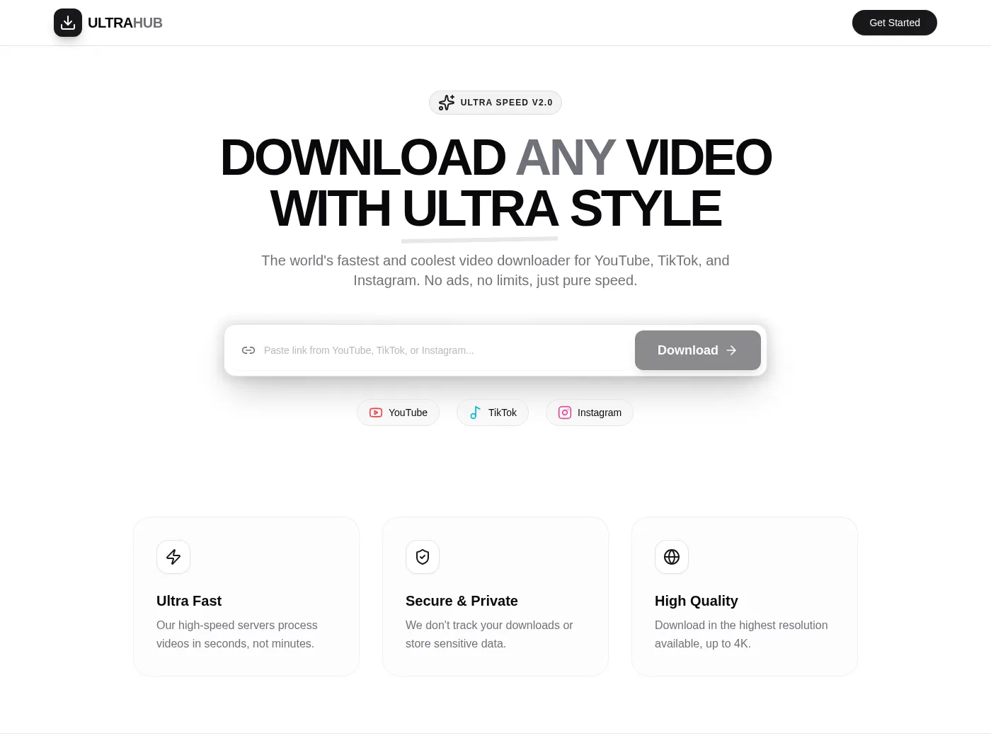 Ultra Downloader Hub