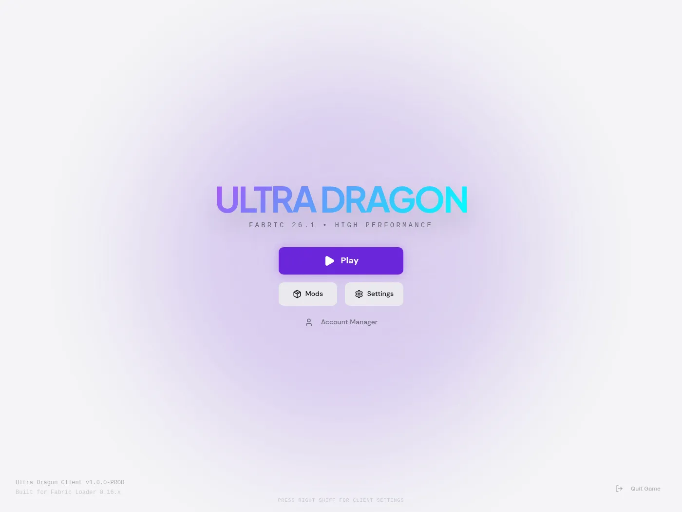 Ultra Dragon Client