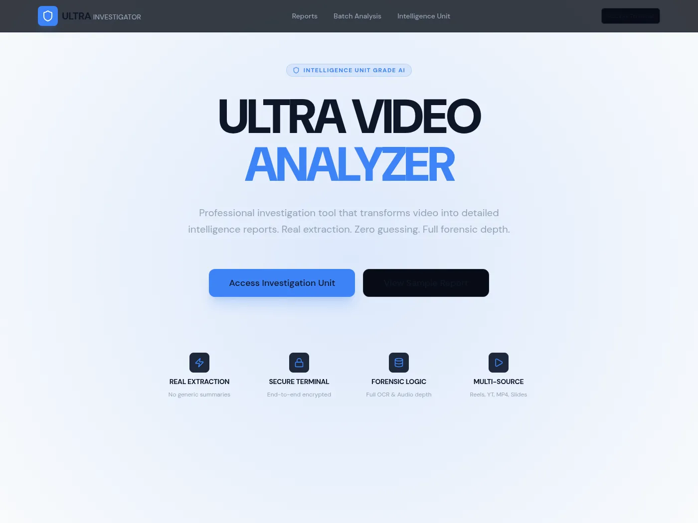 Ultra Video Analyzer