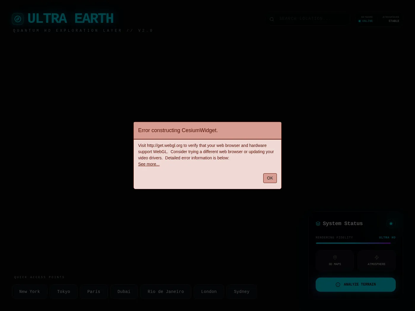 Ultra HD 3D World Explorer