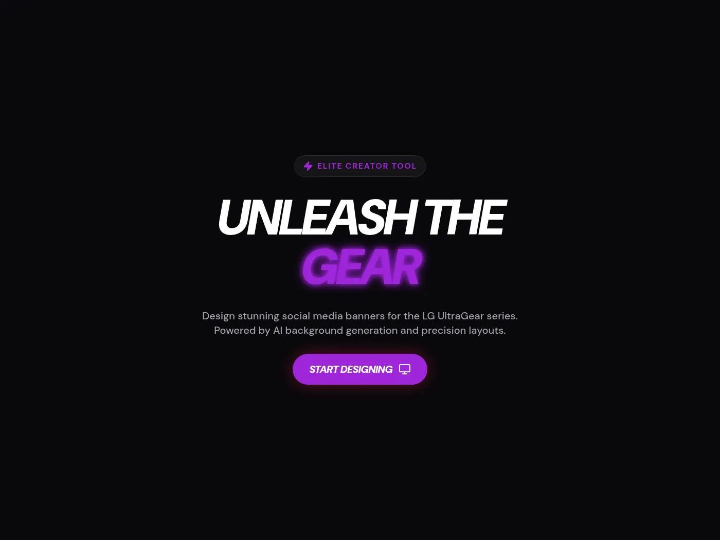 UltraGear Banner Creator