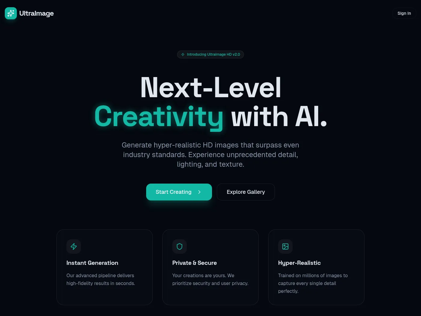 UltraImage AI Generator