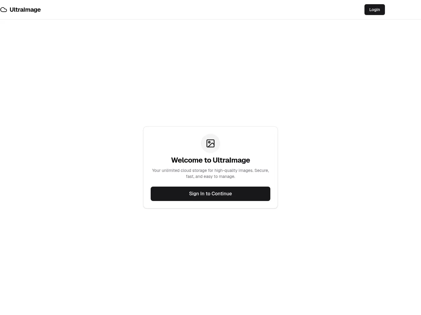 UltraImage Cloud Storage