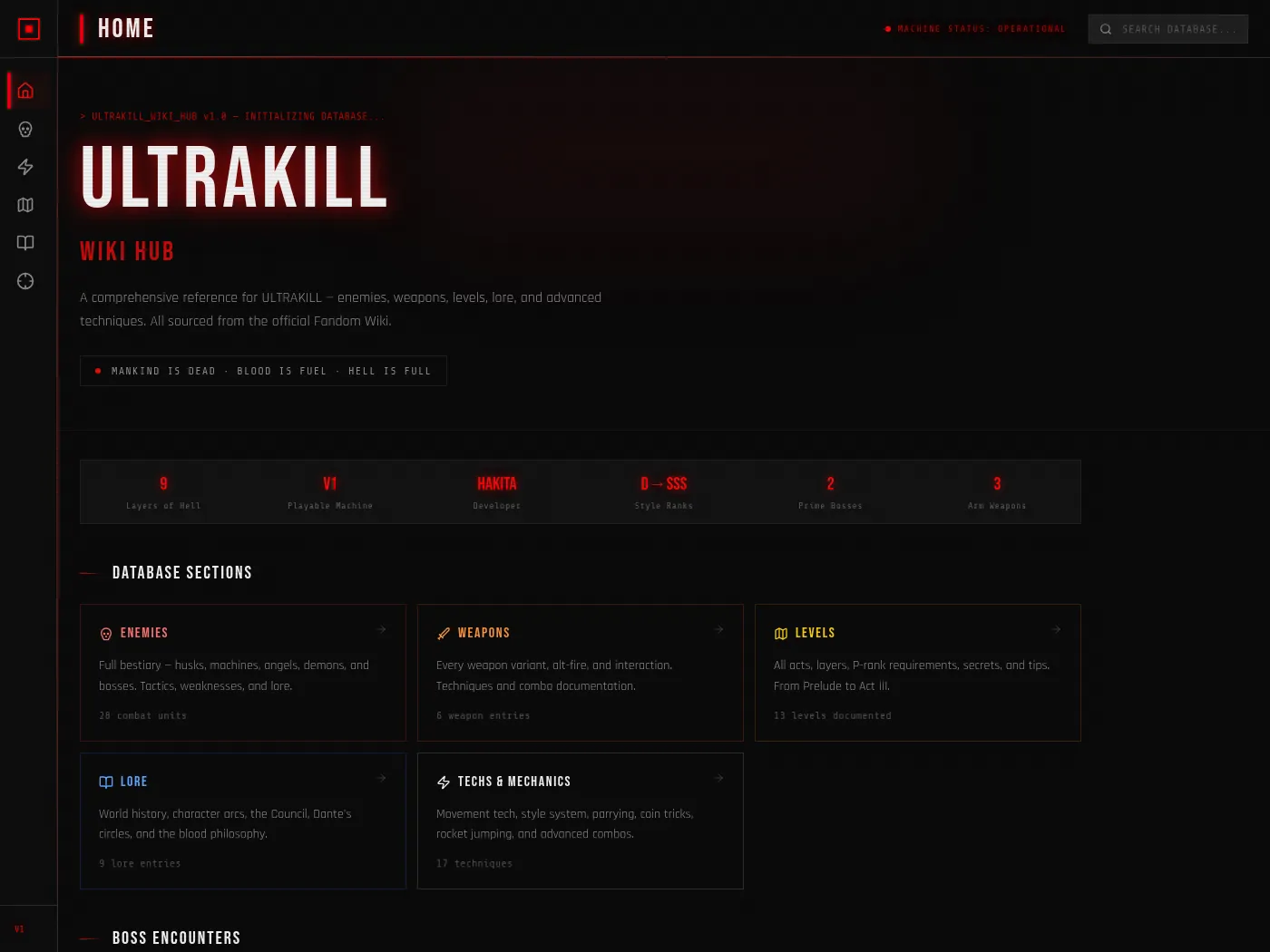 Ultrakill Wiki Hub