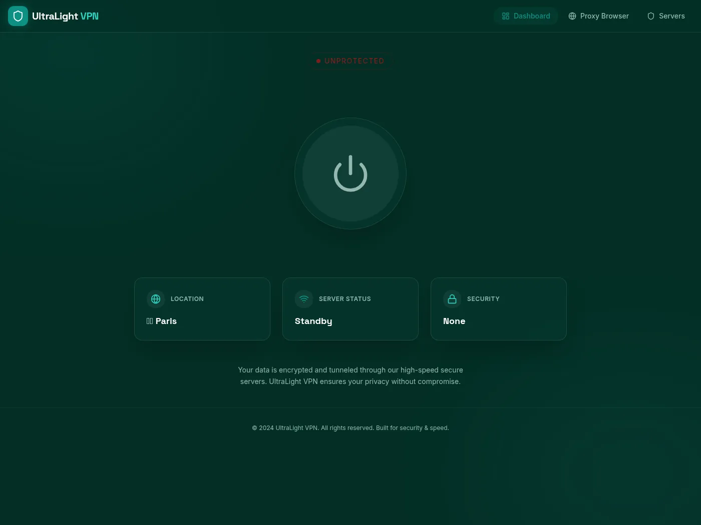 UltraLight Free VPN