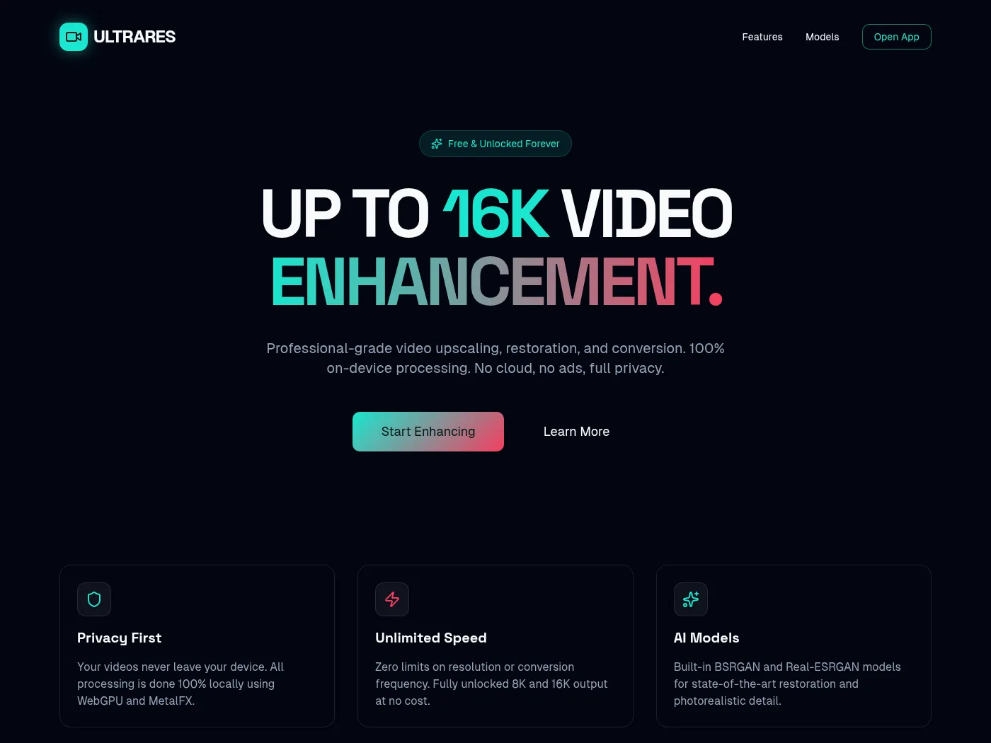 UltraRes Video Enhancer