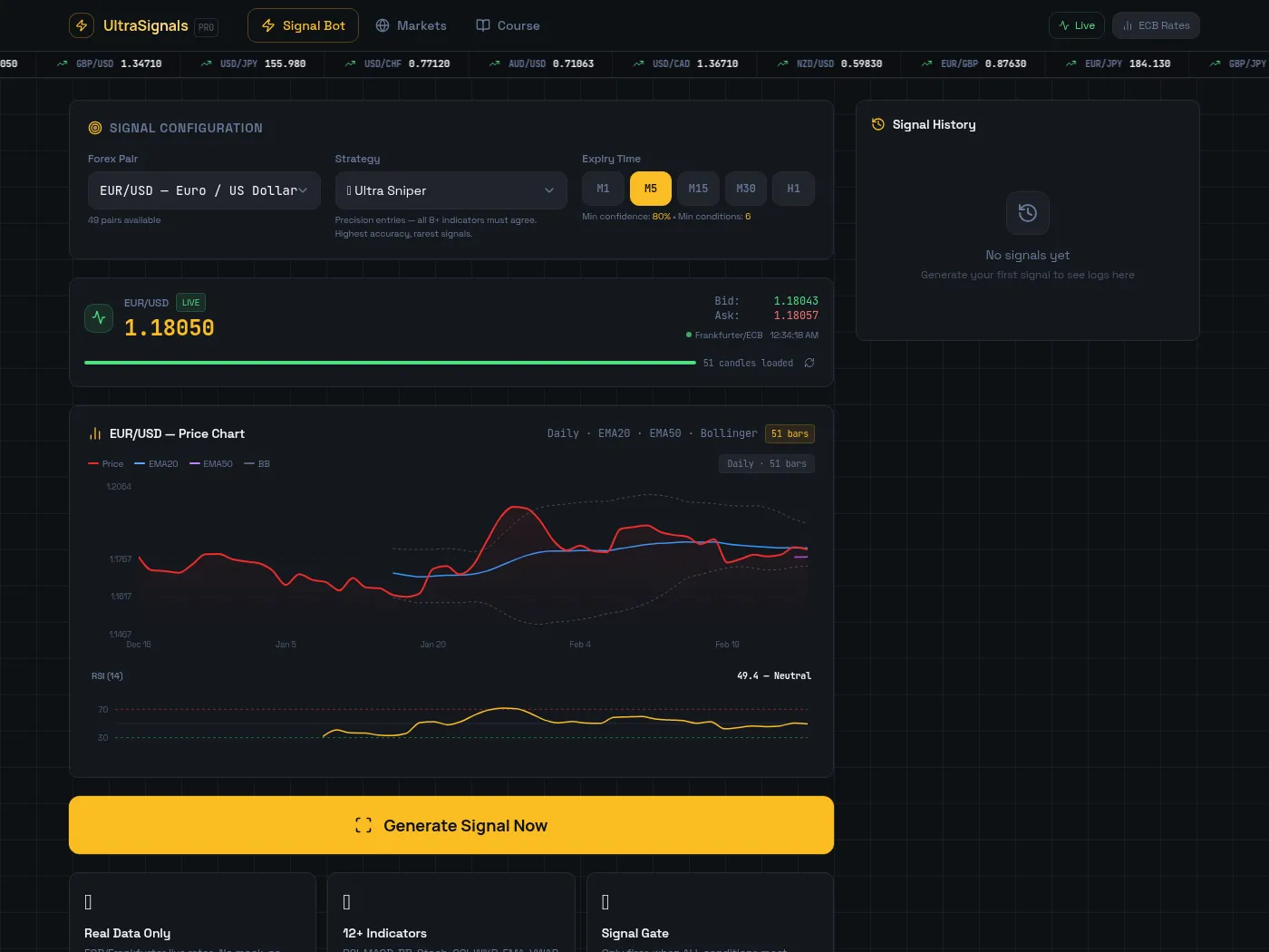 Quotex UltraSignals Bot