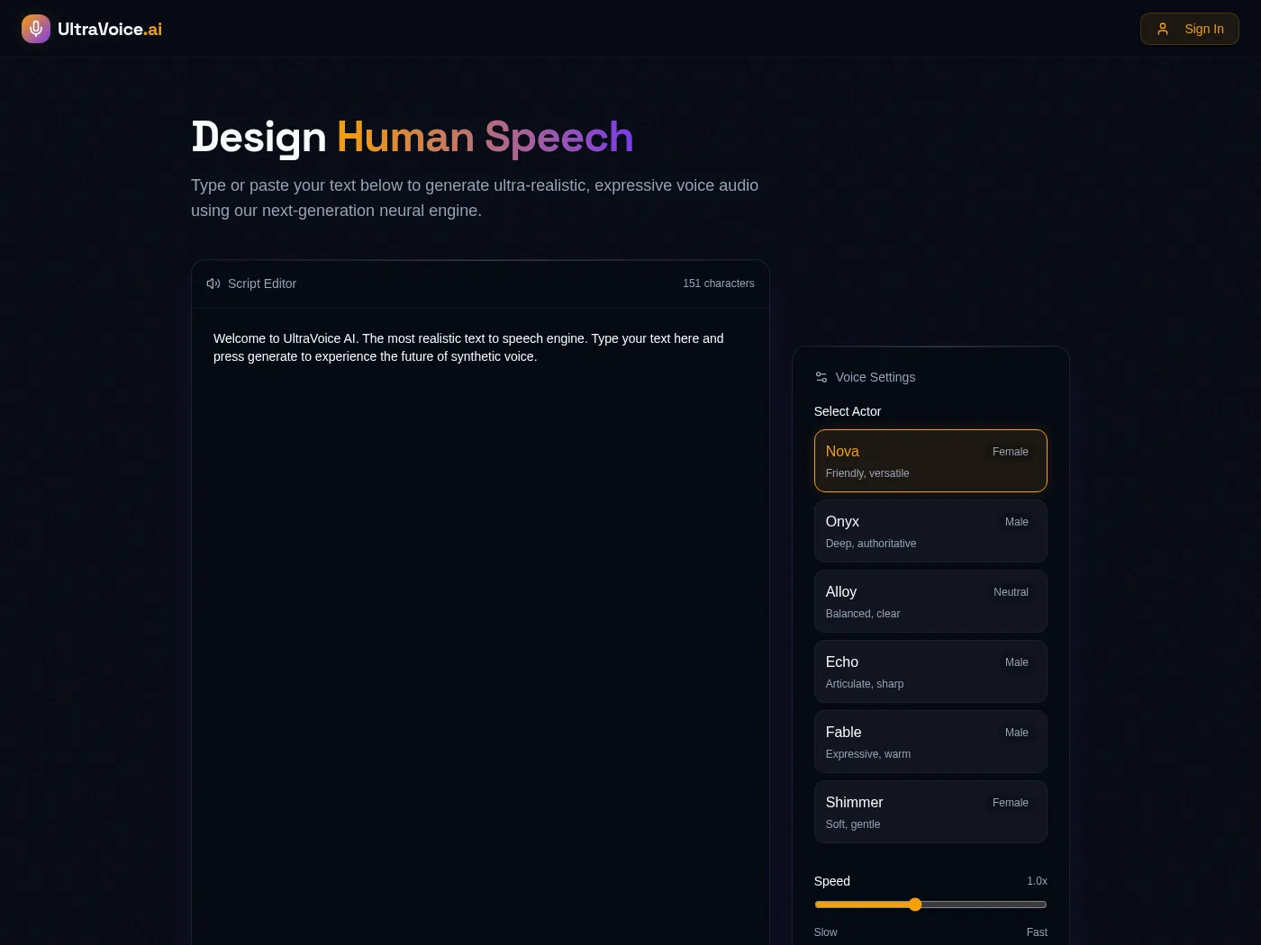 UltraVoice AI