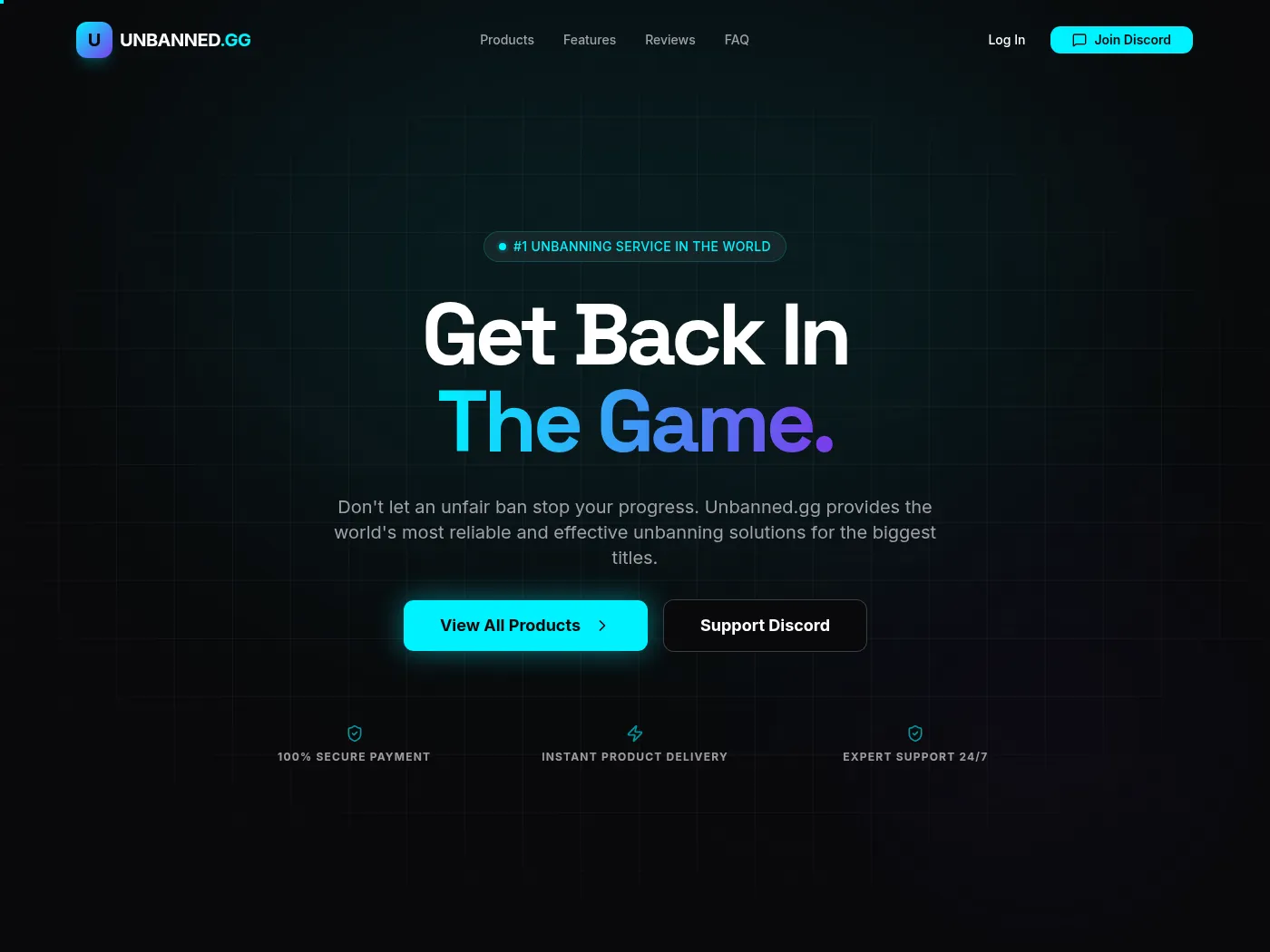 UnbannedGG Web Portal