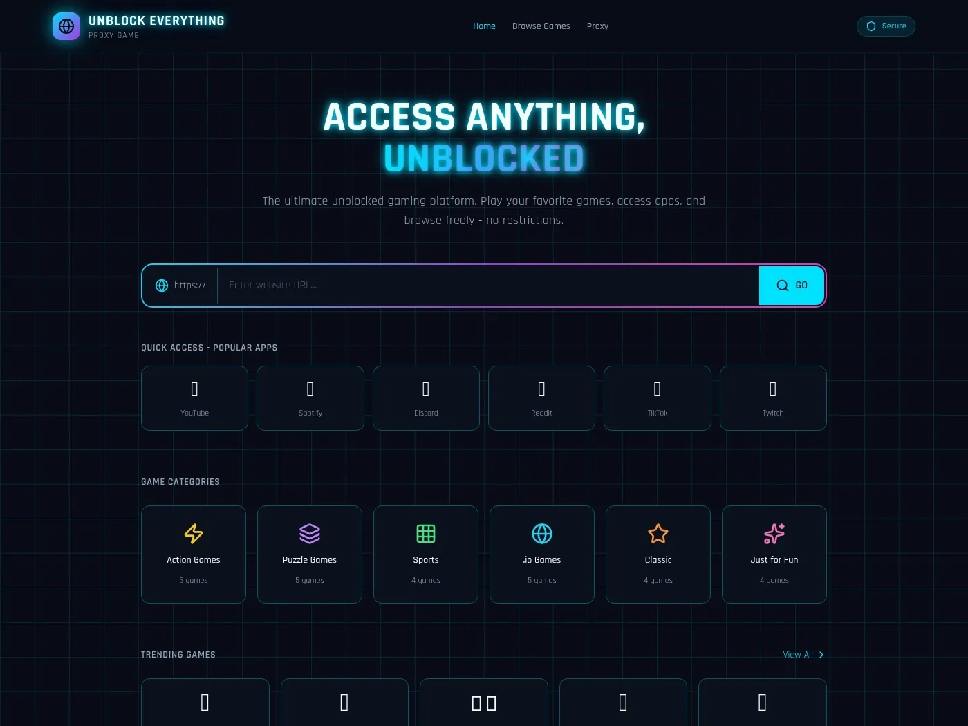 Unblock Everything Proxy Game