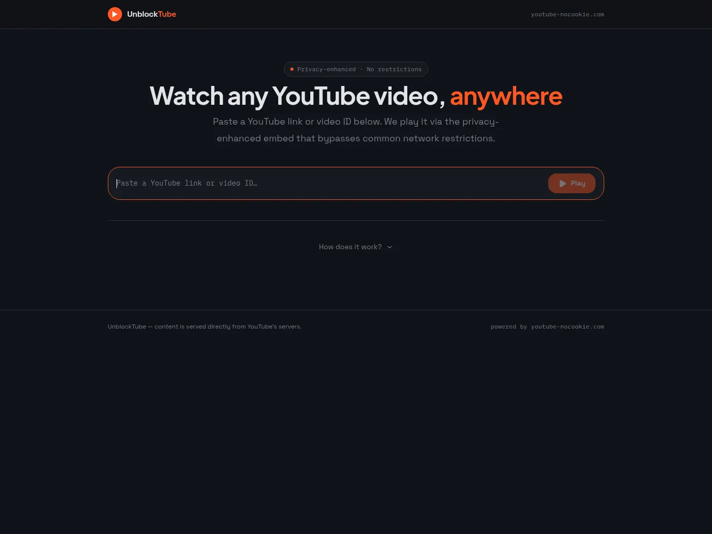 UnblockTube