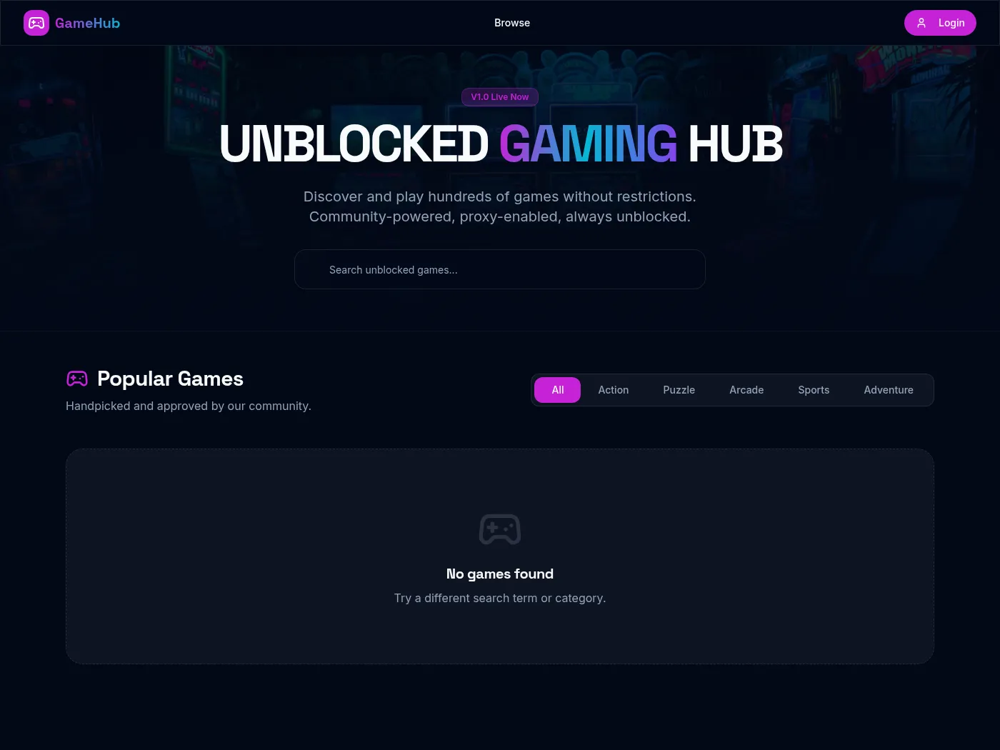 Unblocked Game Hub